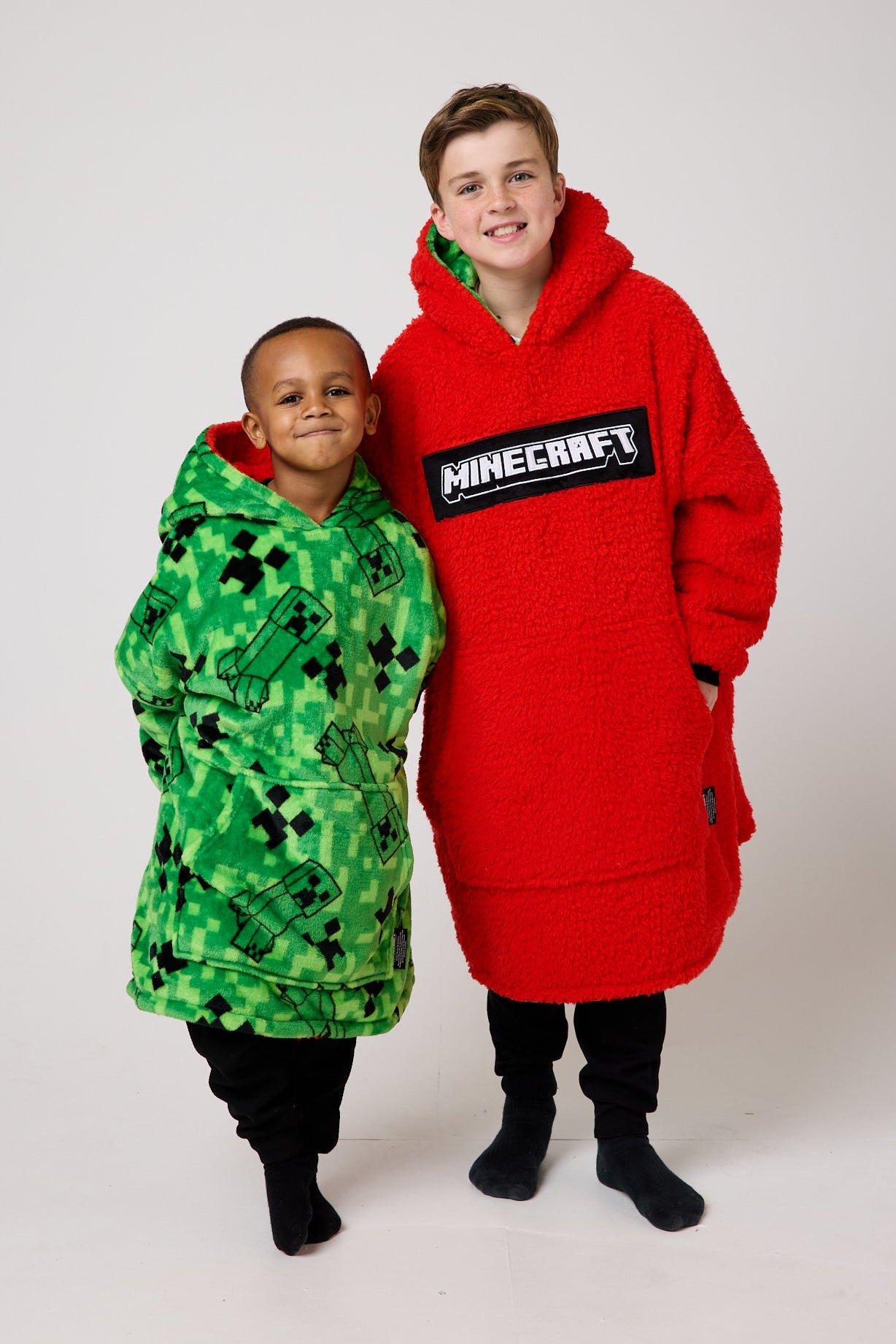 Snuggz Original Kids Minecraft Reversible Hooded Blanket